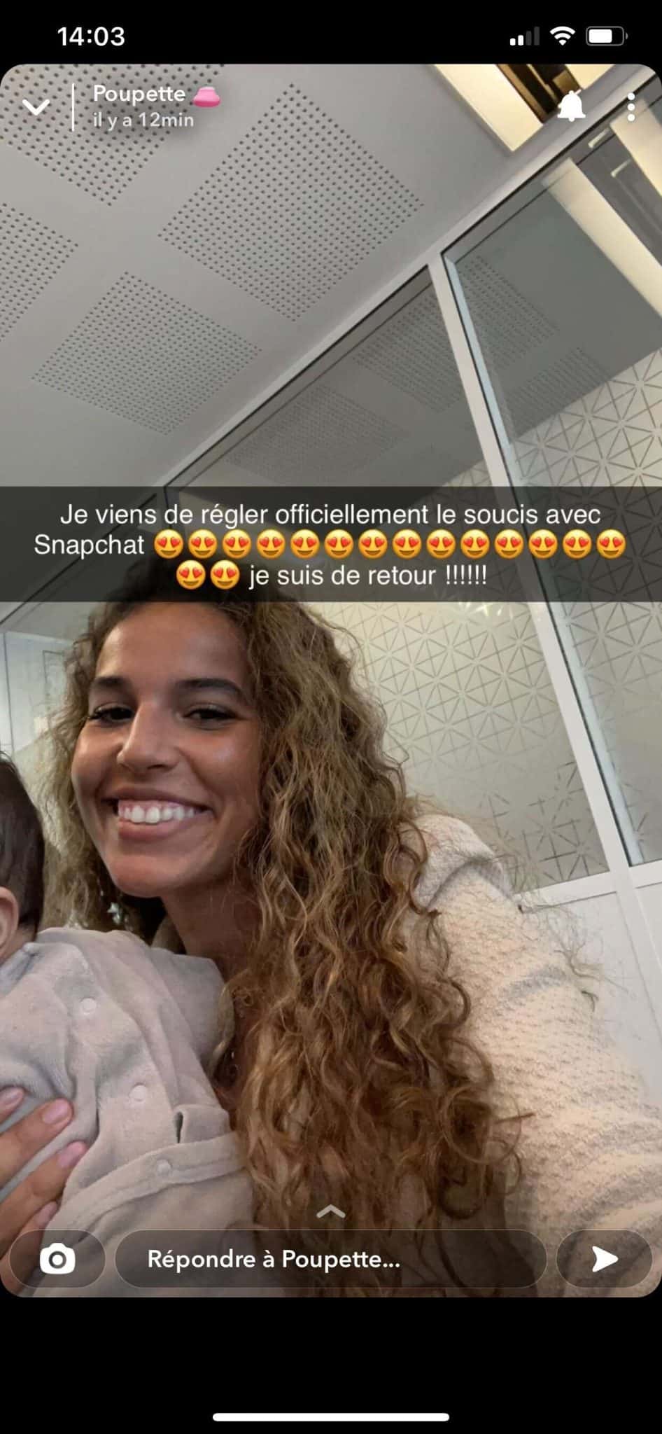 Poupette Kenza dépasse le million d'abonnés sur Snapchat, elle lance un ...