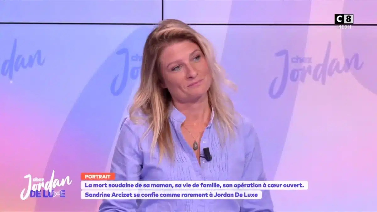 Sandrine Arcizet : La chroniqueuse de C8 s'exprime "Chez Jordan" sur le ...